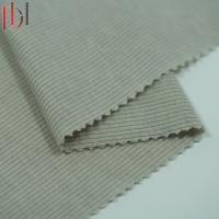 China Tencel Wool 2×2 Rib Knit Fabric Skin-friendly for Women Base Shirts for sale