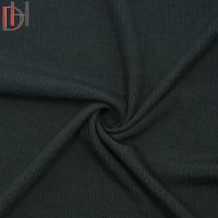 China Tencel Wool 2×2 Rib Knit Fabric, Fine Uniform Rib Texture, High Quality Knit Material for sale