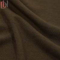 China Rib Knit Fabric for Cuffs Collars and Waistbands 2x2 Rib 220GSM Lyocell Wool Stretch Trim Fabric Supplier for sale