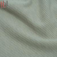 China Shape Retention Tencel Wool 2×2 Rib Fabric Anti-pilling for Garment Accessories for sale