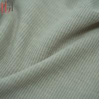 China Tencel Wool 2×2 Rib Knit Fabric Skin-friendly for Women Base Shirts for sale