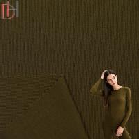 China Knit Fabric Manufacturer China 2x2 Rib Lyocell Wool 220GSM 125cm Wholesale Knit Fabric for Apparel Factories for sale