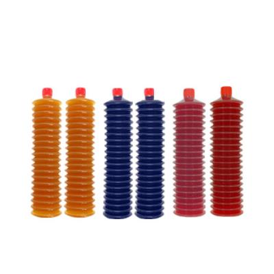 China cheap easy use yellow red blue Multi Purpose Anhydrous Calcium Spring Tube Grease Gun for sale
