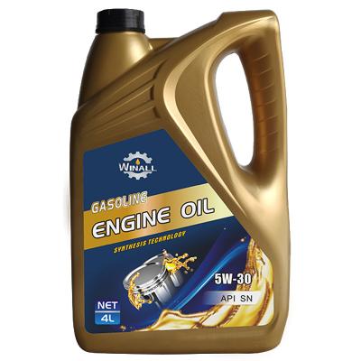 China Silicon Based Lubricants for Rubber Seals 4L SN 5W30 Car Gasoline Engine Oil for sale