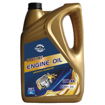 China Fully Synthetic High quality 10L SL 10W-40  Gasoline Engine Oil for sale