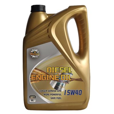 China Synthetic Oil China Factory Direct Sale 6L CK-4 15W-40 Diesel Engine Oil for sale
