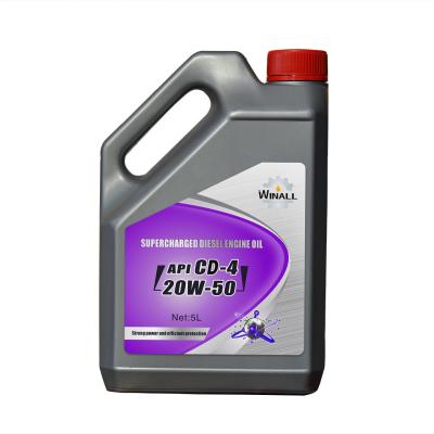 China Wholesale High Quality 10W 30 Semi Synthetic  Oil Diesel Engine Oil API CD-4 Lubricant Diesel Engine Oil for sale