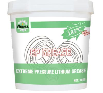 China Anti-friction Properties Heavy-duty Machinery NLGI 4 18KG Extreme Pressure Lithium Base Grease for sale