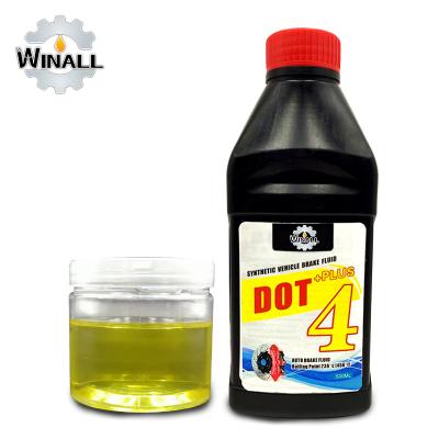 China 354ml brake fluid dot 4+ Hydraulic brake system bulk clutch system 4 dot  brake fluid for sale