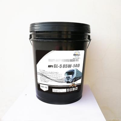 China Heavy Load Refined Mineral Gear Oil Multipurpose High Quality GL-5 Gear Oil for sale