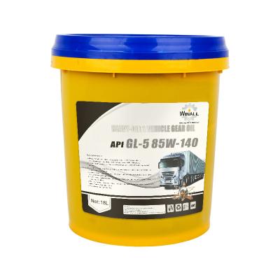 China Vehicle Lubricants Industrial Heavy Load SAE 80W-90 GL-4 Gear Oil for sale