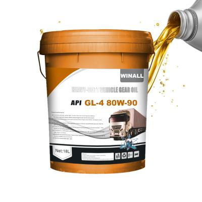 China GL 4 80W-90 Industrial open closed heavy duty industrial gear oil for sale