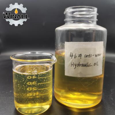 China cheap and popular High Quality excavator 10W aws hydraulic oil n46 anti-wear VG L-HM 46 hydraulic oil for sale