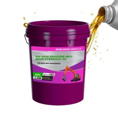 China high pressure anti wear VG L HM 68 hydraulic fluid oil for sale