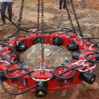 China Excavator Attachment Concrete Pile Cutting Machine Hydraulic Pile Cropping Machine for sale