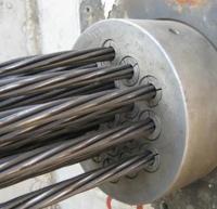 China 12.7mm 15.24mm PC Strand Cable Prestressed Anchor For Post Tensioning Concrete Slab for sale