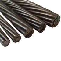 China 1860MPa High Tensile 7 Wire Strand Galvanized 12.7mm PC Steel Strand for sale
