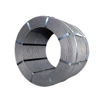 China 1860MPa High Tensile 7 Wire Strand Galvanized 12.7mm PC Steel Strand for sale