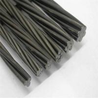 China 1860MPa High Tensile 7 Wire Strand Galvanized 12.7mm PC Steel Strand for sale