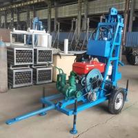 China Portable Household Well Drilling Rig Machine Gasoline Hydraulic Drilling Machine for sale