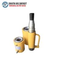 China CE Bridge Erecting Machine Intelligent Tension 25 Ton Hydraulic Mono Stressing Jack for sale