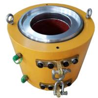 China CE Bridge Construction Machine Intelligent Tension 100-650T Hydraulic Stressing Jack for sale