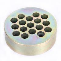 China Prestressed Multi Holes PC Strand Anchor Accessories Post Tension Round Flat Anchors for sale