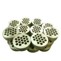 China Prestressed Multi Holes PC Strand Anchor Accessories Post Tension Round Flat Anchors for sale