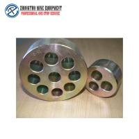 China Multi Strands Anchor Heads Wedge Plates Anchor Accessories For 15.7mm PC Strand for sale