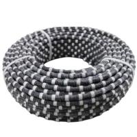 China Rubber Connection Hard Marble Stone Diamond Wire Saw For Granite for sale