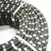 China Dia 11.5mm Bead Granite Cutting Diamond Cable Saw For Various Rock Materials for sale