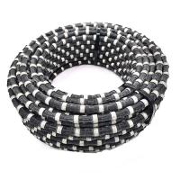 China Dia 11.5mm Bead Granite Cutting Diamond Cable Saw For Various Rock Materials for sale