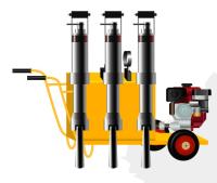 China 800 Ton Renovation Work Rock Splitter Machine For Quarry Breaking for sale