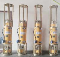 China Post Tension Lifting Jack Machine 60T-600T Multi PC Strands Stressing Jack for sale