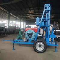 China Diesel Engine Well Drilling Rig Machine 360 Degree Rotary Drill Rig for sale