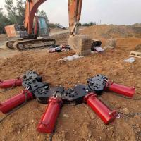 China 10 Module Pile Breaker Machine Concrete Pile Head Cutter For Construction Machine for sale
