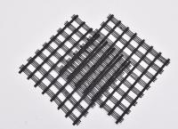 China Fiberglass Asphalt Reinforcement Geogrid Machine Mesh High Tensile Strength for sale