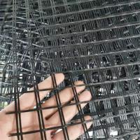 China Fiberglass Asphalt Reinforcement Geogrid Machine Mesh High Tensile Strength for sale