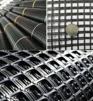 China High Strength 30-150kN/M Fiberglass Geogrid For Enhancing Slope Stability for sale