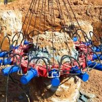 China Hydraulic Round Pile Breaker / Cutter For Concrete Piles for sale