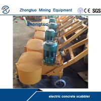 China Mobile Electric Concrete Scabbler Floor Grinder Machine 40t/h for sale
