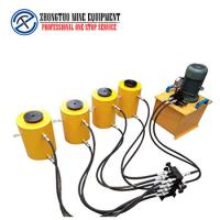 China Single / Double Acting Piston Cylinder Jack 63Mpa 10 - 100T for sale
