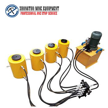 China 63Mpa Lock Nut Hydraulic Cylinder Jack One For Four for sale