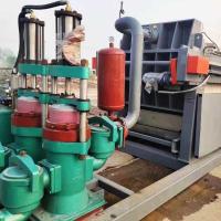China Multi Cylinder Hydraulic Slip Mud Pump Machine For Sewage Sludge Treatment for sale