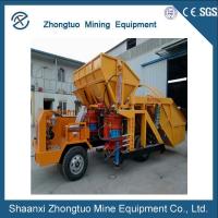 China Driving Type Concrete Spraying Cement Shotcrete Gunite Pump Mixer Concrete Pump Sprayer for sale