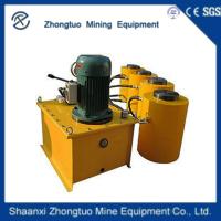 China Hydraulic Stressing Jack Professional Tensioning For Steel Strand Anchorage Rock Anchoring for sale