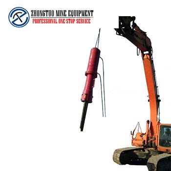 China Huge Rock Splitter Machine Mounted With Excavator For Quarrying Operations Factory Price for sale