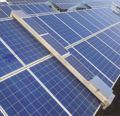 China Fixed Solar Panel Cleaning Machine Remote control crawler photovoltaic cleaning robot for sale