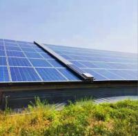 China Fixed Solar Panel Cleaning Machine Remote control crawler photovoltaic cleaning robot for sale