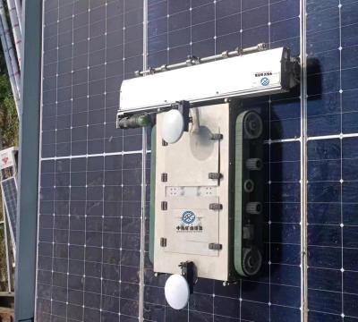 China Remote Control Solar Photovoltaic Module Cleaning Robot for sale